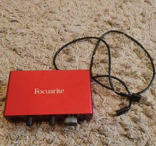 Звуковая карта focusrite scarlett solo 3rd gen