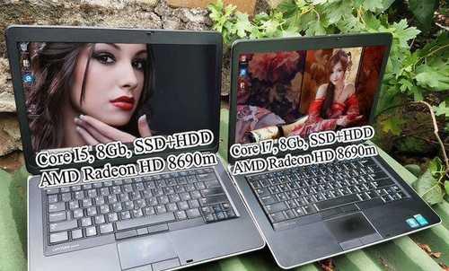 Dell Latitude E6440.Core I7.I5.AMD.SSD.HDD.8Gb.2шт