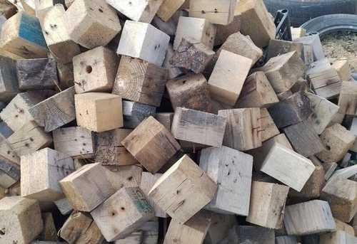 Продам деревянные кубики на дрова