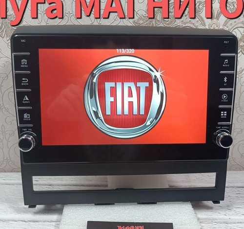 Магнитола Fiat Albea android 6/128 Гб 8яд. крутилк