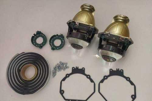 Линзы фары Toyota Fielder Hella3r биксенон Aozoom