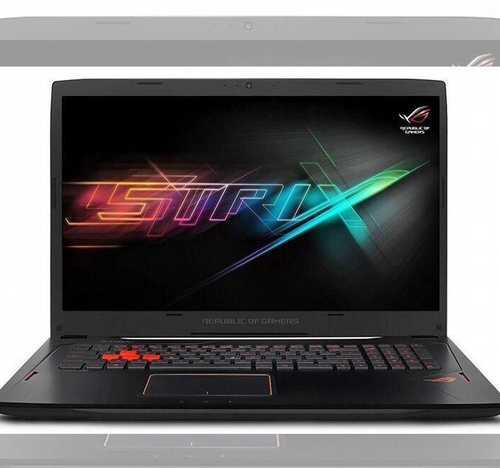 Asus 17.3/75 i7-7700HQ 4я8п GTX1060/6 12Гб SSD HDD