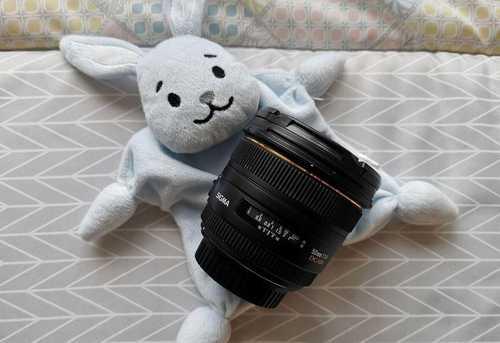 Sigma 50mm f1.4 EX HSM Canon EF (ручной)