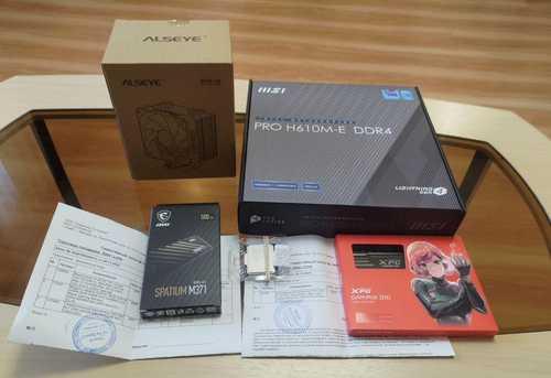 Комплект NEW h610 /12100f /16 gb ddr4 / 500 gb ssd