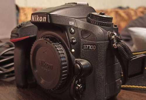 Фотоаппарат nikon d7100 комплект 28000