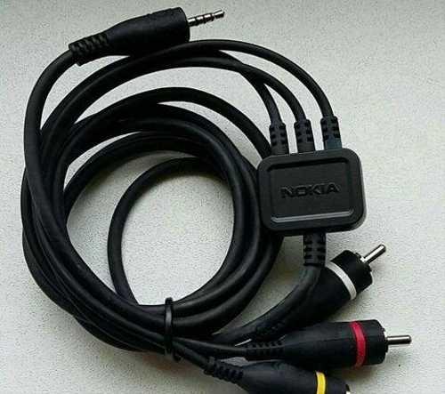 Оригинал Медиа AV кабель Nokia CA-92U штекер 2.5мм
