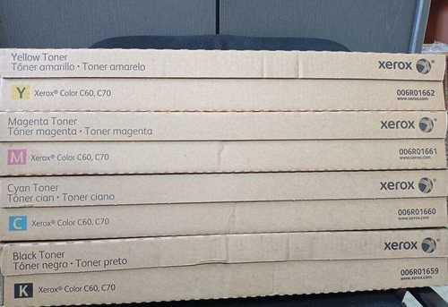 Тонер-картриджи Xerox c60 комплект cmyk