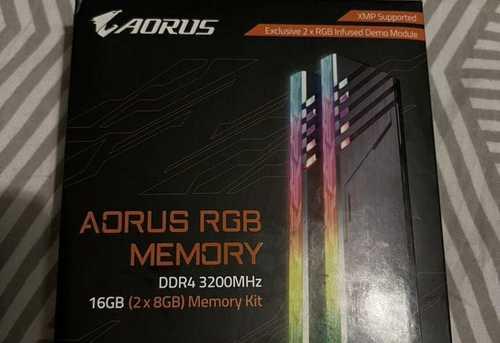 Оперативная память ddr4 16gb 3200 aorus