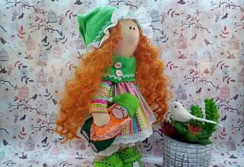 Кукла текстильная с гномом