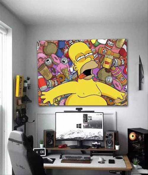 Картины Симпсоны The Simpsons на холсте