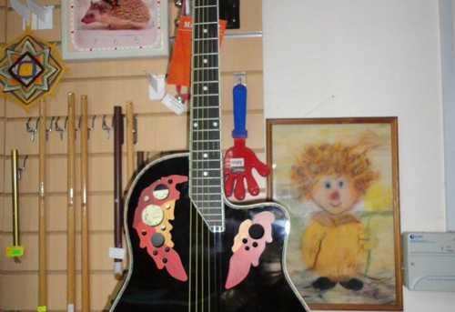 Martinez W-164P bk гитара электро-акустическая нов