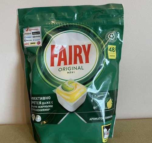 Капсулы для посудомоечной машины fairy