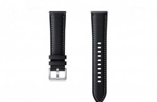 Samsung Stitch Leather Band Galaxy Watch3 41мм чёр