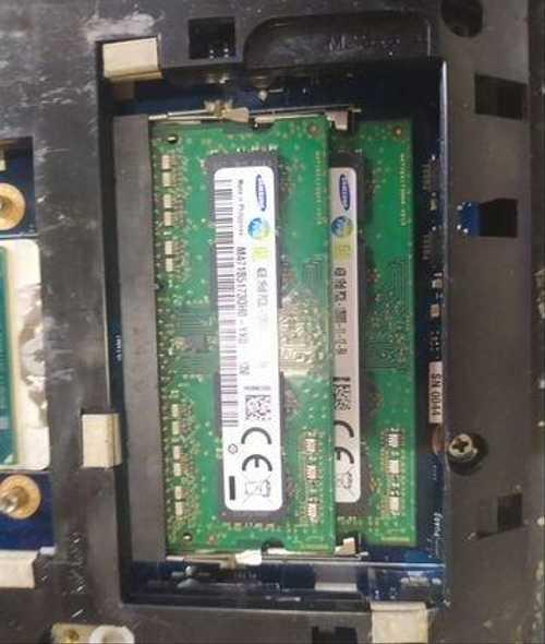 Оперативная память Sumsung DDR3 4 гб 2шт