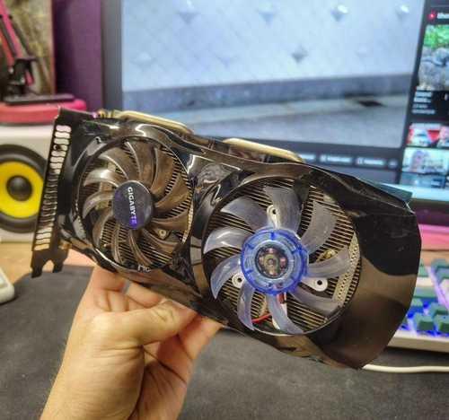 Видеокарта Gigabyte GTX 460 256 bit gddr5