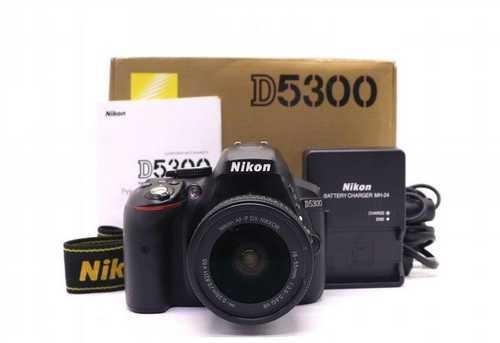 Nikon D5300 kit в упаковке (пробег 13855 кадров)