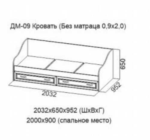 Комплект мебели для детской