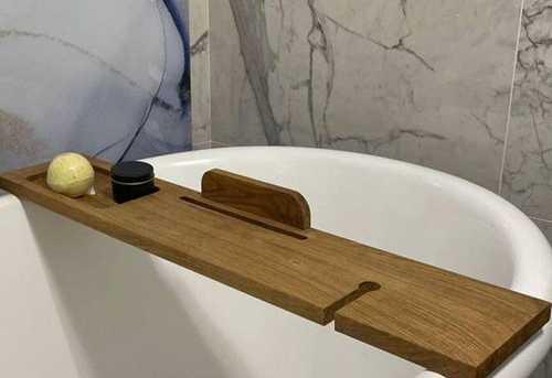 Столик для ванной из дуба