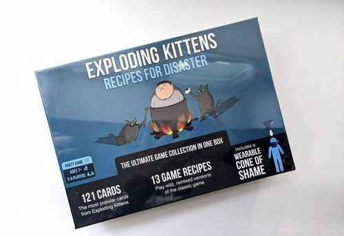 Игра Exploding Kittens на пятерых на англ языке