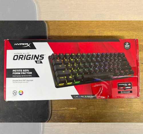 Игровая клавиатура hyperx alloy origins 60