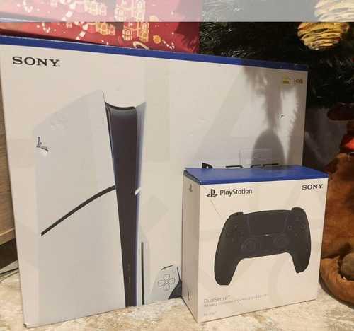 Sony playstation 5 ps5 с дисководом 2 джойстика