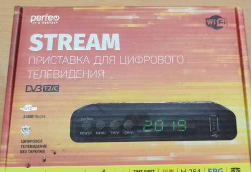 Приставка Perfeo DVB-T2/C stream