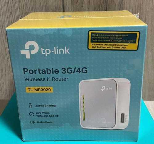 Wi-Fi роутер TP-Link MR3020 v3.2 4G USB