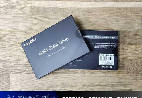 Новый SSD диск 512гб XrayDisk SATA 2.5"