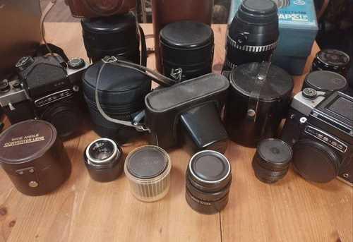 Коллекция фотоаппаратов и объективов