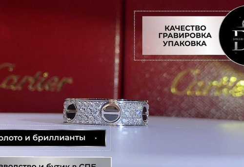 Кольцо Cartier love 0,65ct