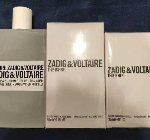 Zadig & voltaire This is Her 30 и 50 мл