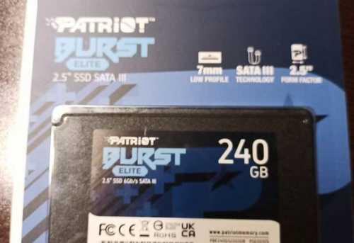 SSD накопитель Patriot 240 GB новый в упаковке