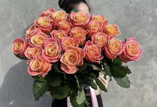 Розы Эквадор Кения букеты цветы доставка