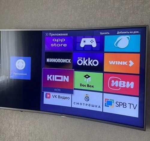 Hisense.55"(140 см),4K UHD.изогнутый,smart TV