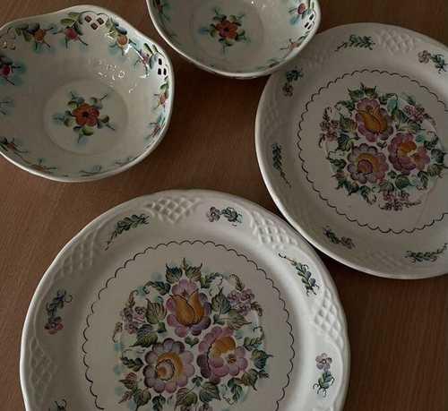 Керамические тарелки из семикаракорской керамики