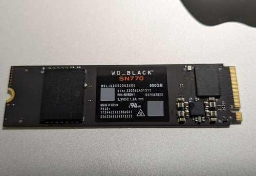 SSD M2 WD Black SN770 500 гб