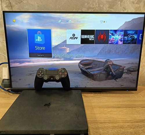 Sony playstation 4 slim много игр