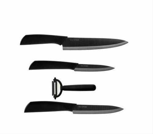 Набор 3 керамических ножа и овощечистка Xiaomi