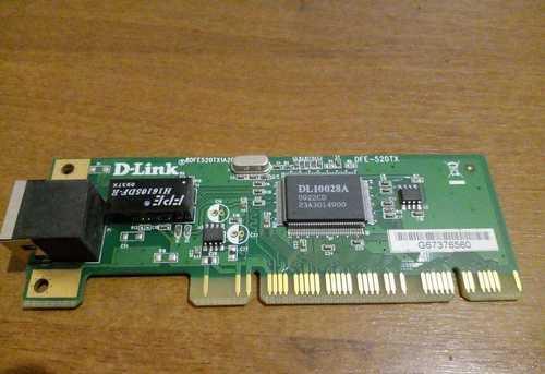 Сетевая карта PCI D-link DFE-520TX