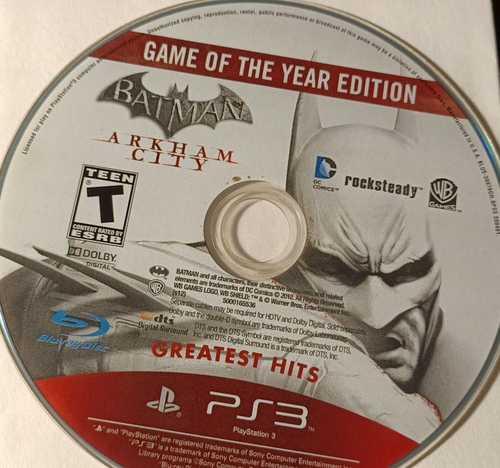 Batman Arkham city goty ps3