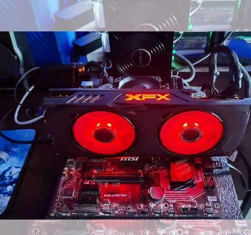 Видеокарта XFX RX 580 Red LED OC 8 Gb Гарантия