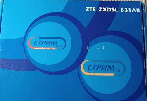 Adsl Modem модем и роутер ZTE zxdsl 831AII стрим