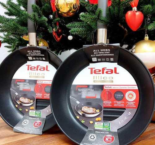 Новая сковорода Tefal тефлоновая антипригарная 26