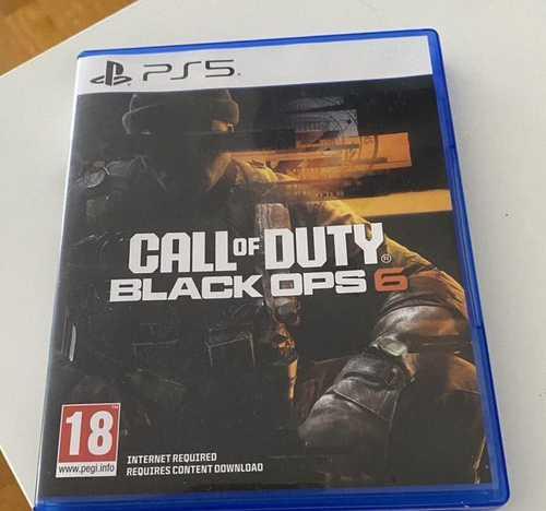 Call of duty black ops 6 ps5 диск