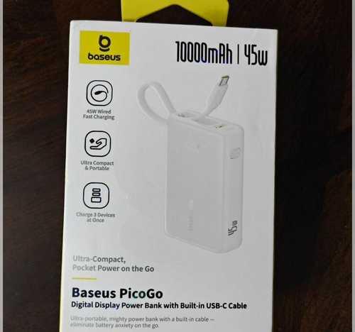 Powerbank baseus 10000 mAh 45w