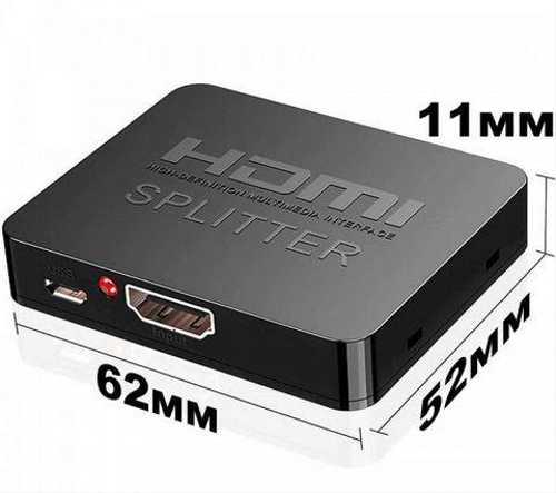 4k hdmi splitter 1x2 разветвитель