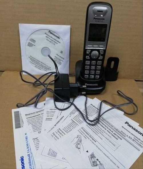 Трубка dect Panasonic KX-WT115RU с з/у