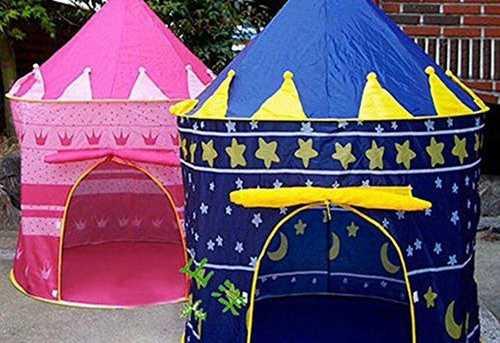 Детская игровая палатка Замок (розовая, синяя )