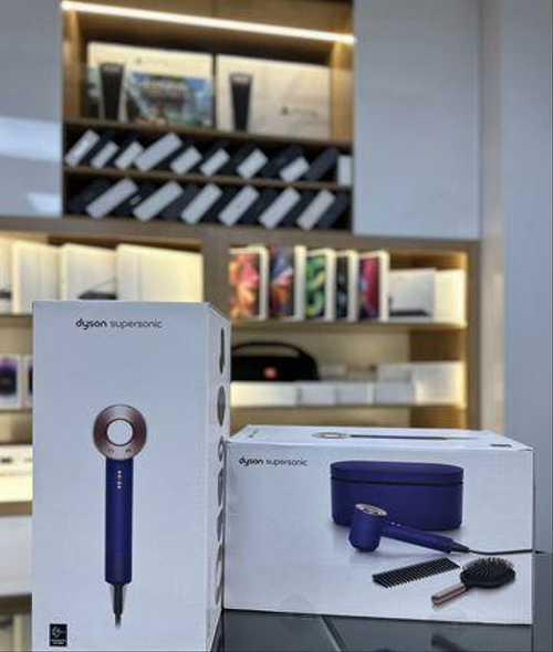 Фен Dyson Supersonic HD08 Limited Edition (Синий/Р