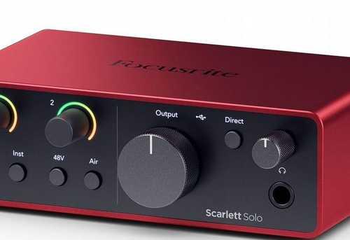 Focusrite Scarlett 4th Gen звуковая карта